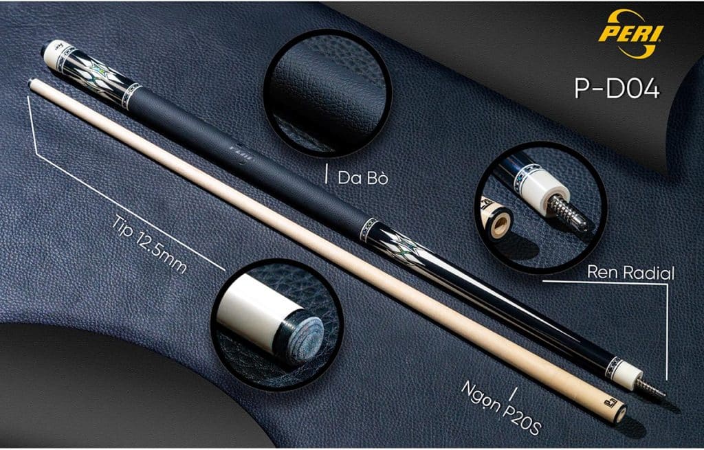 Peri PD-04 | Cơ Gậy Bida Lỗ | Chính Hãng