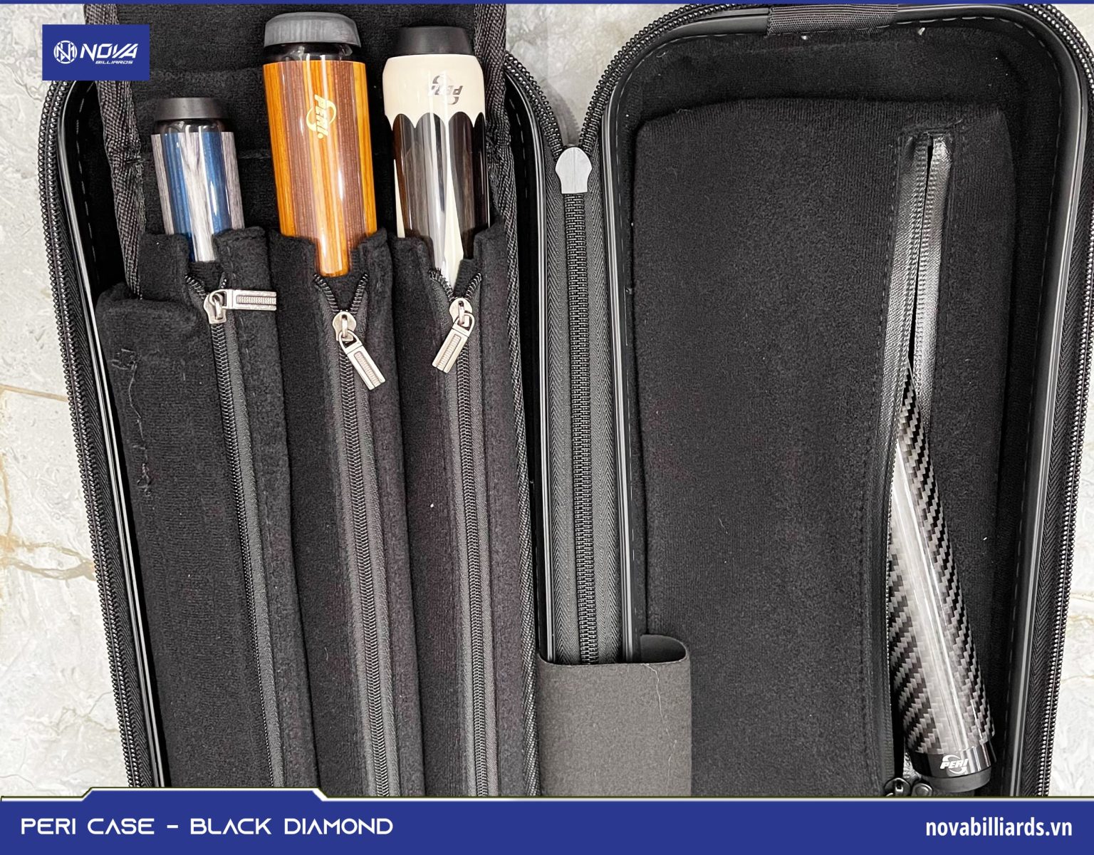 Black Diamond Case | Bao cơ Peri | Nova Billiards