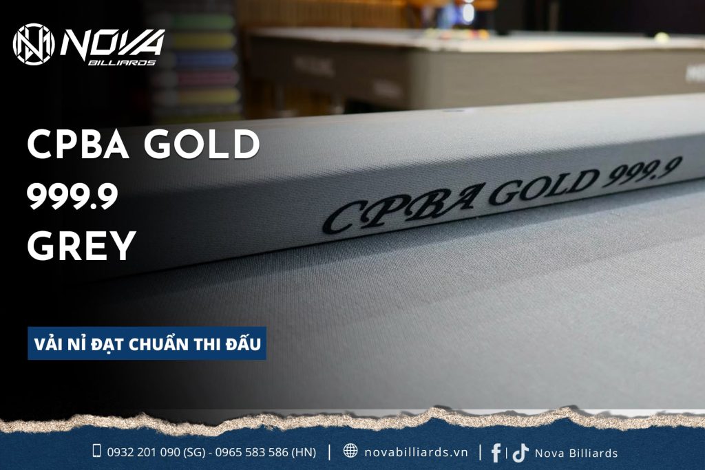 Vải nỉ CPBA Gold 9999 | Chính Hãng | Nova Billiards