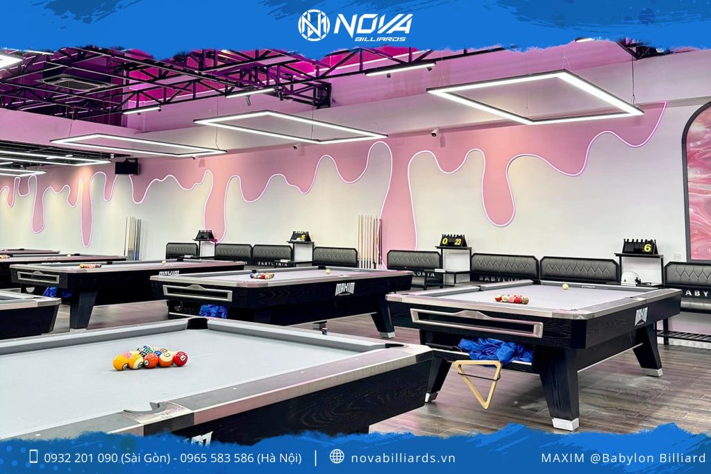 Bàn Bida Maxim | Bàn Bida Lỗ | Chính Hãng | Nova Billiards