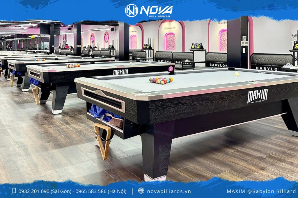 Bàn Bida Maxim | Bàn Bida Lỗ | Chính Hãng | Nova Billiards