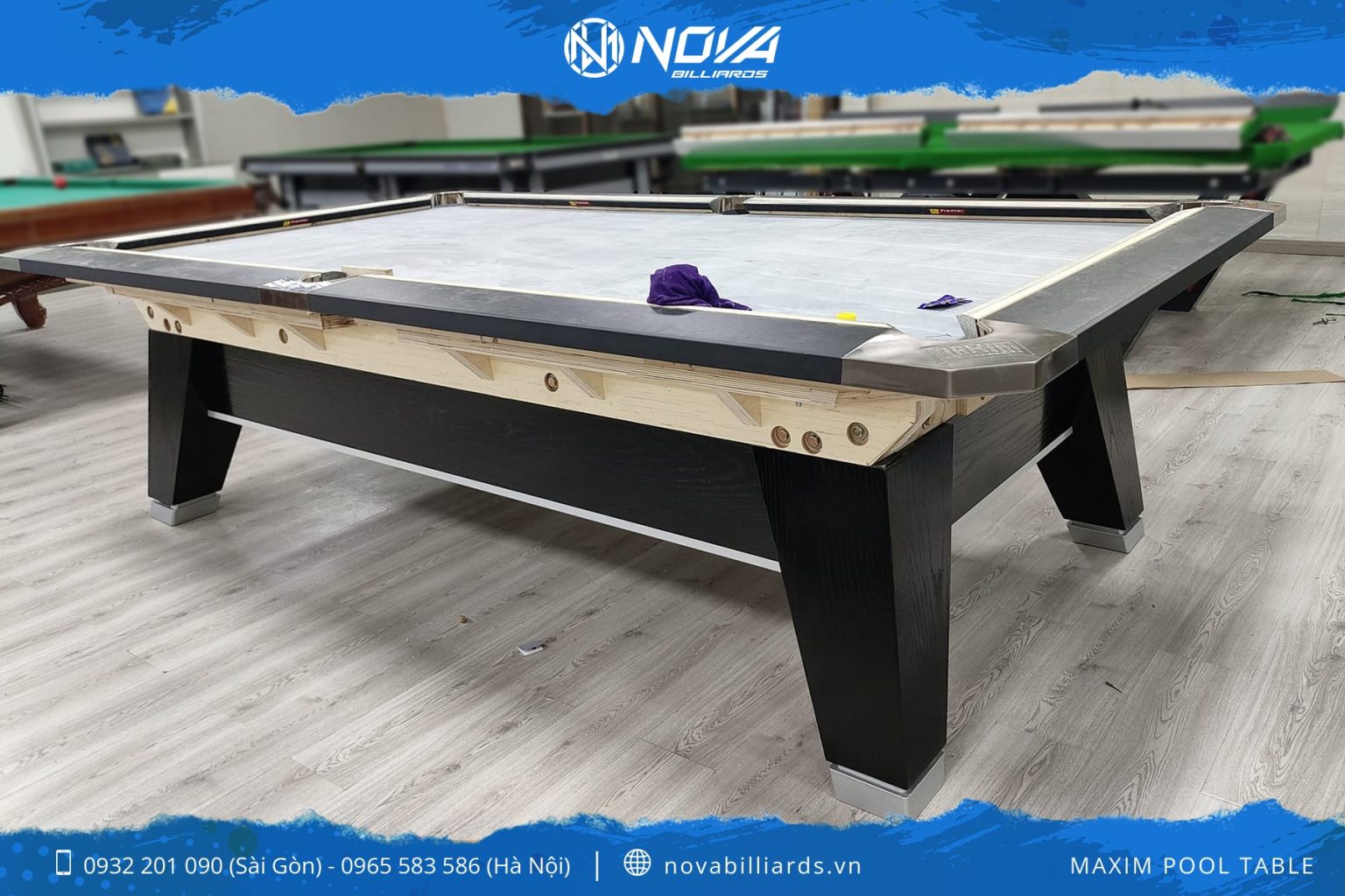 Bàn Bida Maxim | Bàn Bida Lỗ | Chính Hãng | Nova Billiards