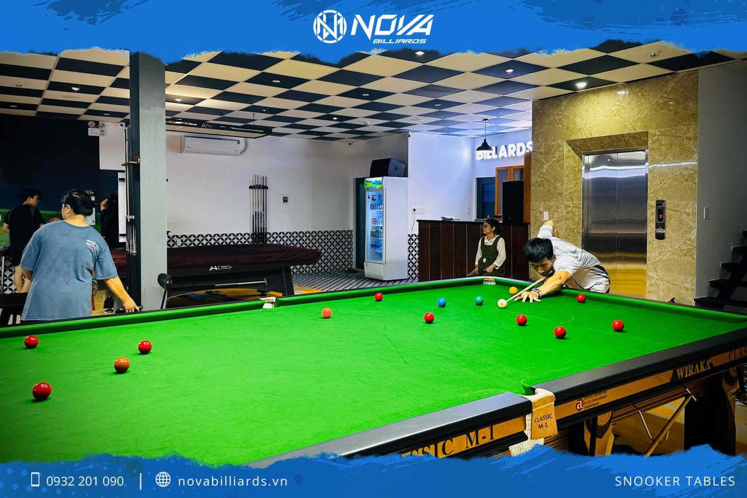 Wiraka Classic M-1 | Bàn Snooker | Chính Hãng | Nova Billiards