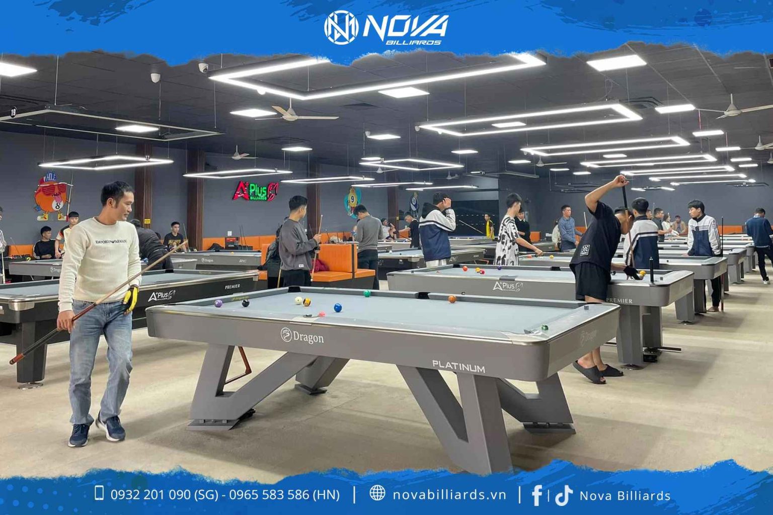 Bàn Bida Aplus Platinum | Bàn Bida Lỗ | Chính Hãng